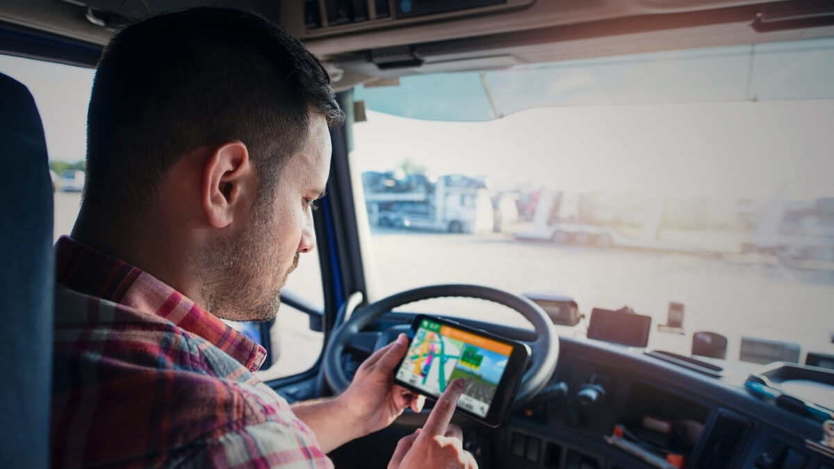 Semi truck gps store